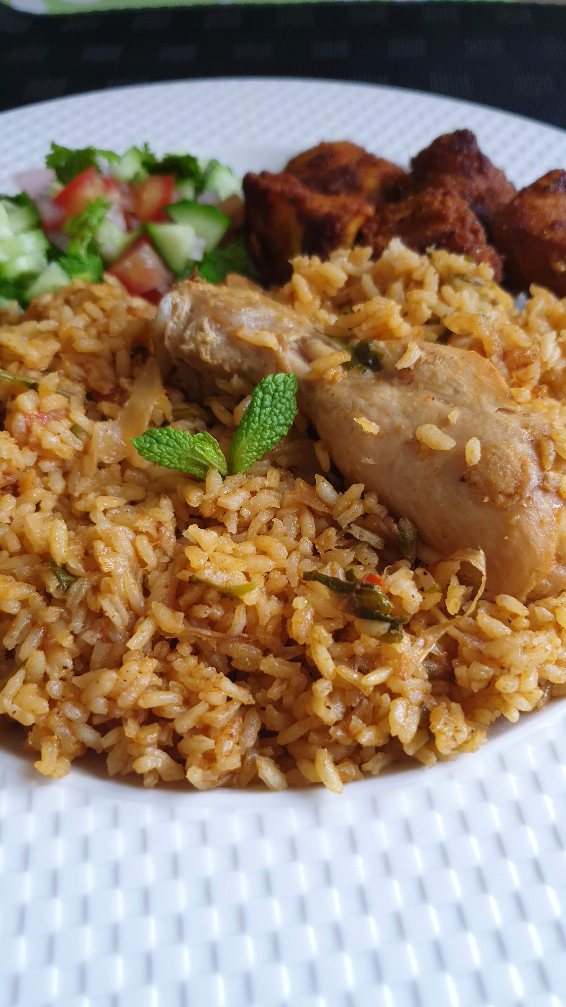 Chicken pulao – B2D Plate