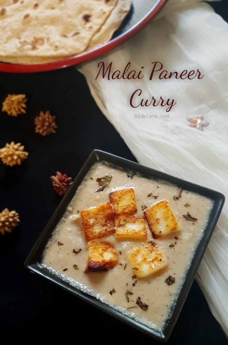 Malai Paneer Curry – B2D Plate