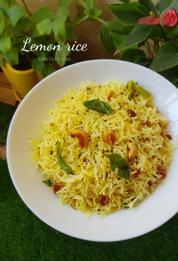 Lemon rice – B2D Plate