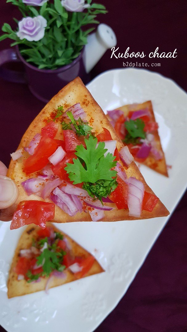 Kuboos chaat – B2D Plate