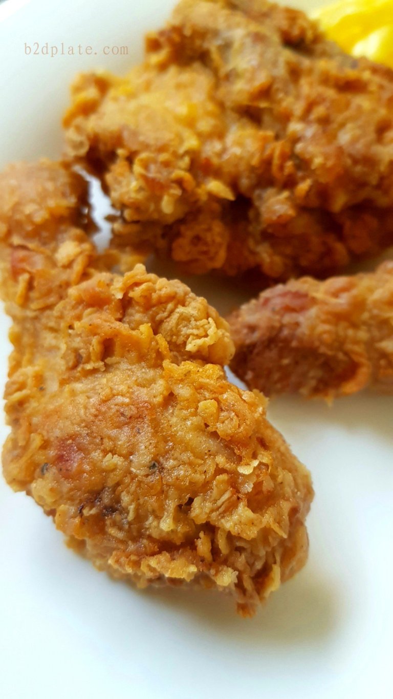 Broasted chicken – B2D Plate