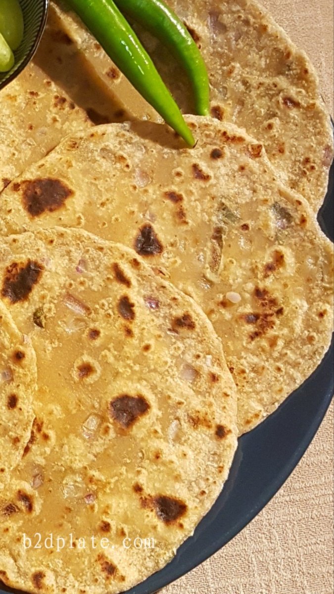 Pol Roti / SriLankan Coconut Roti – B2D Plate