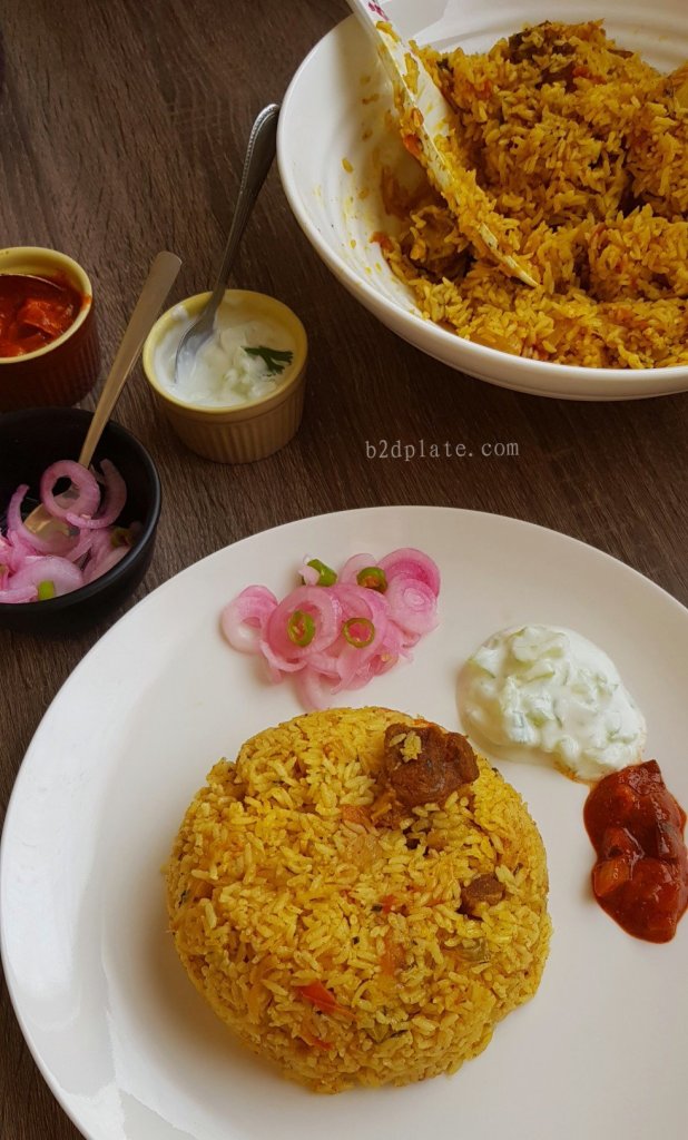Erachi choru |kerala meat rice – B2D Plate